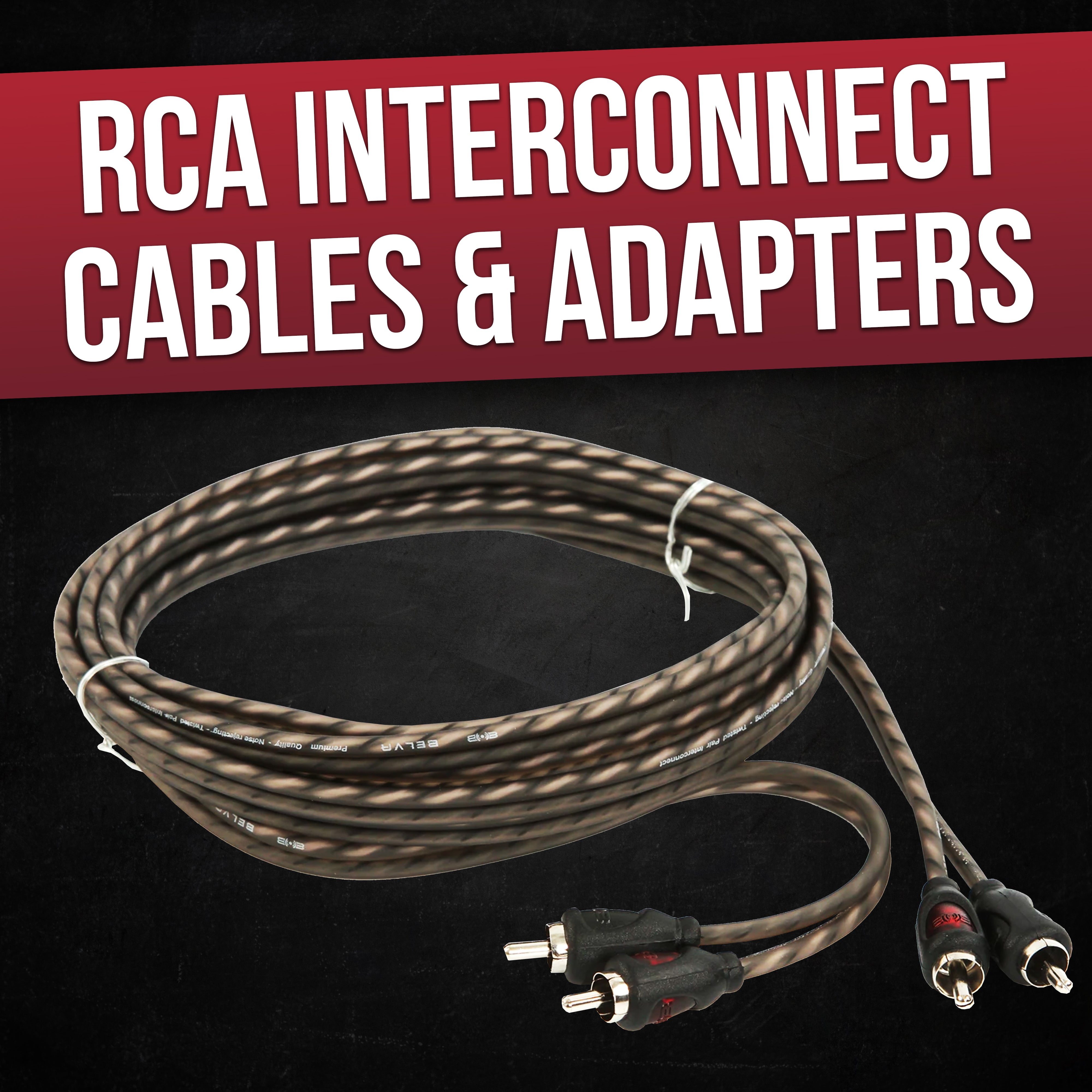 RCA Interconnect Cables & Adapters – Belva